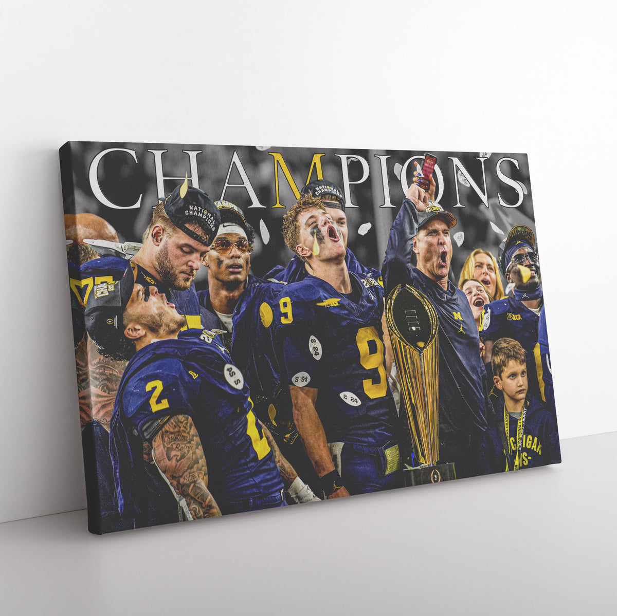 The Michigan Wolverines: National Champions – Canvas Edits