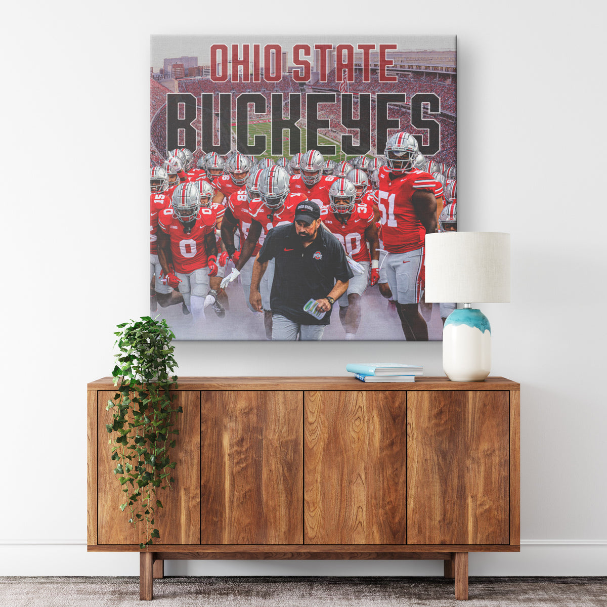 The Ohio State Buckeyes: On Fire – Canvas Edits