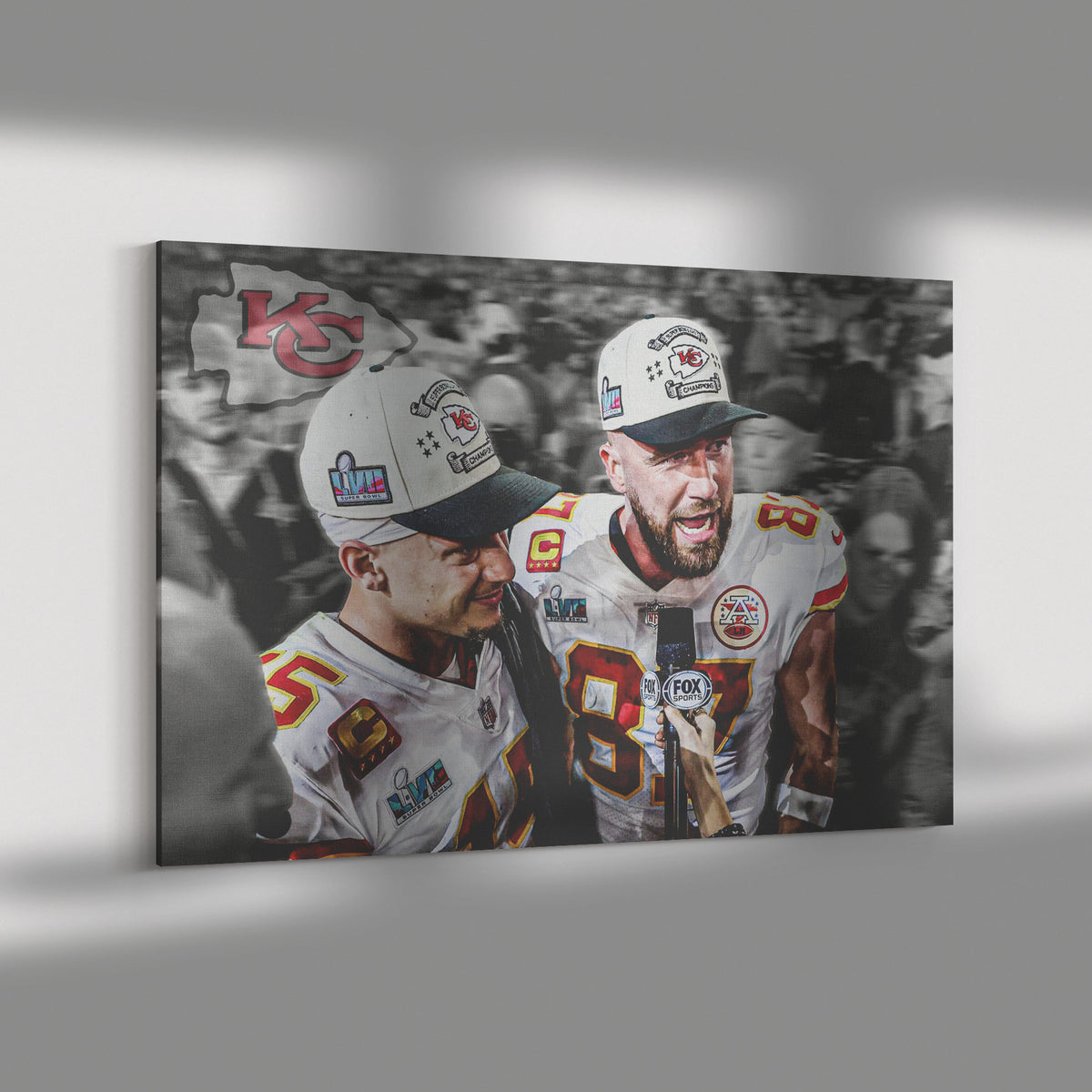 Kansas City Chiefs: Mahomes x Kelce – Canvas Edits